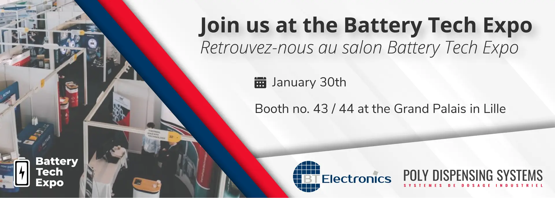 Retrouvez-nous au Battery Tech 2025 ! - BT Electronics